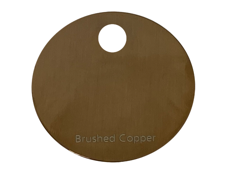Tapware Colour Sample Disc Brushed Copper - Waterware