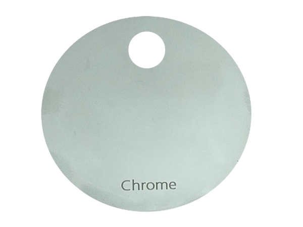 Tapware Colour Sample Disc Chrome - Waterware