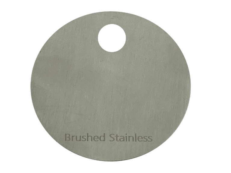 Tapware Colour Sample Disc Brushed Stainless - Waterware
