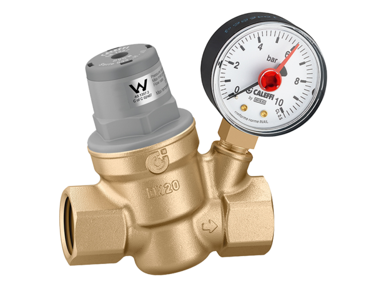 Caleffi 5335 H Series Pressure Reducing Valve 20mm (with guage) - Waterware